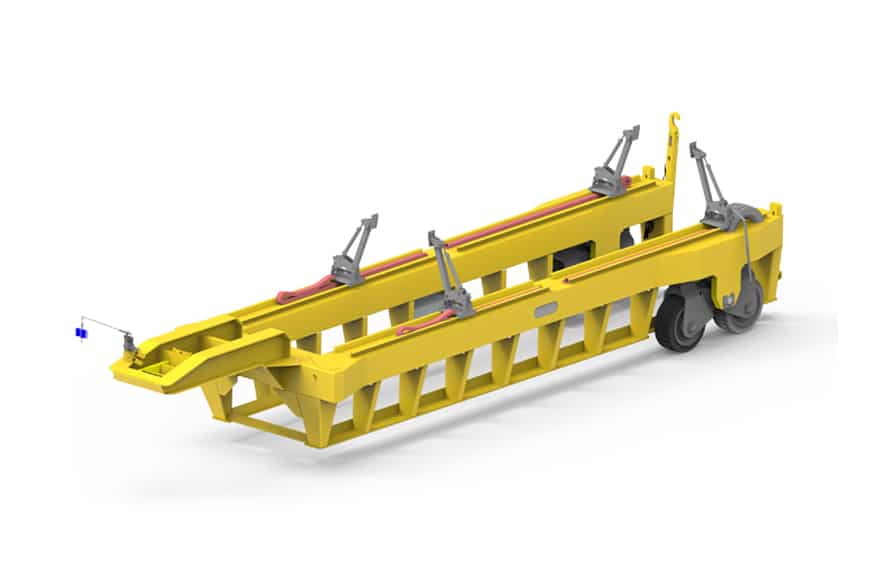 The flat loader provides safe and versatile transport solutions for a ...